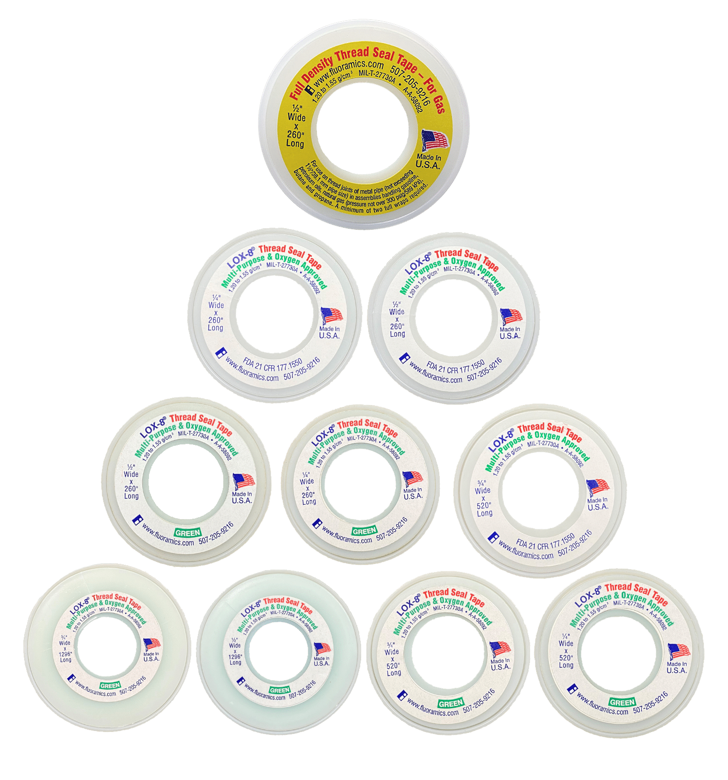 Terrific Thread Sealant Tape Gallery